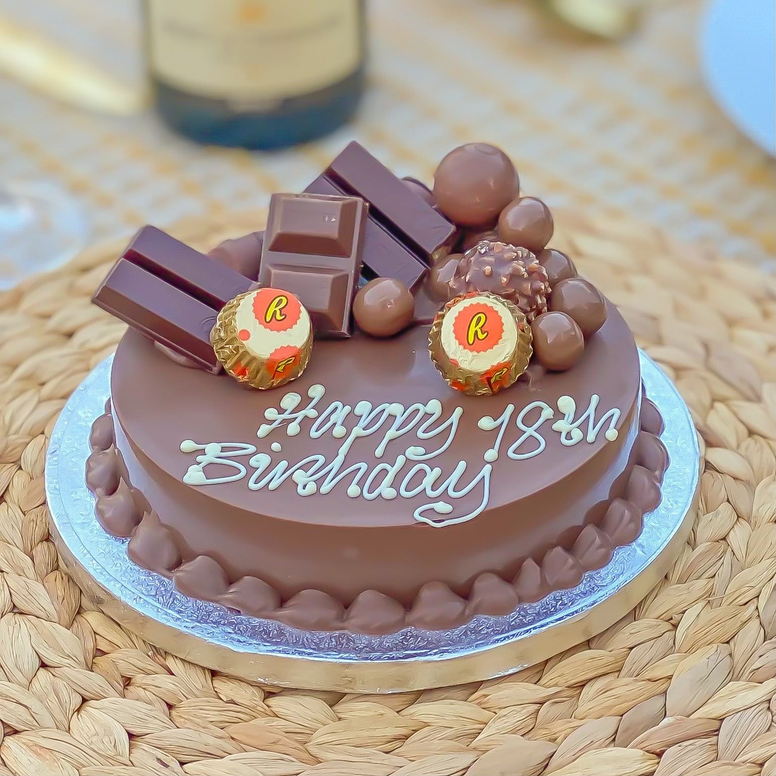 Happy 18th Birthday Chocolate Cake Chocolate Celebration Cakes The