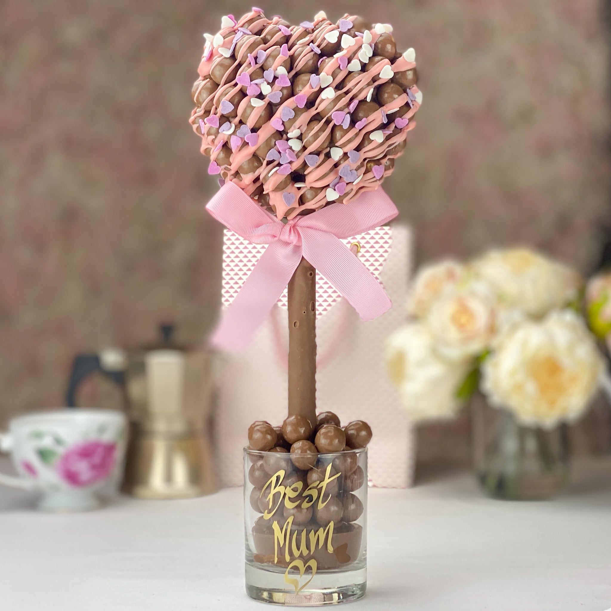Personalised Malteser® Heart Sweet Tree – Chocolised