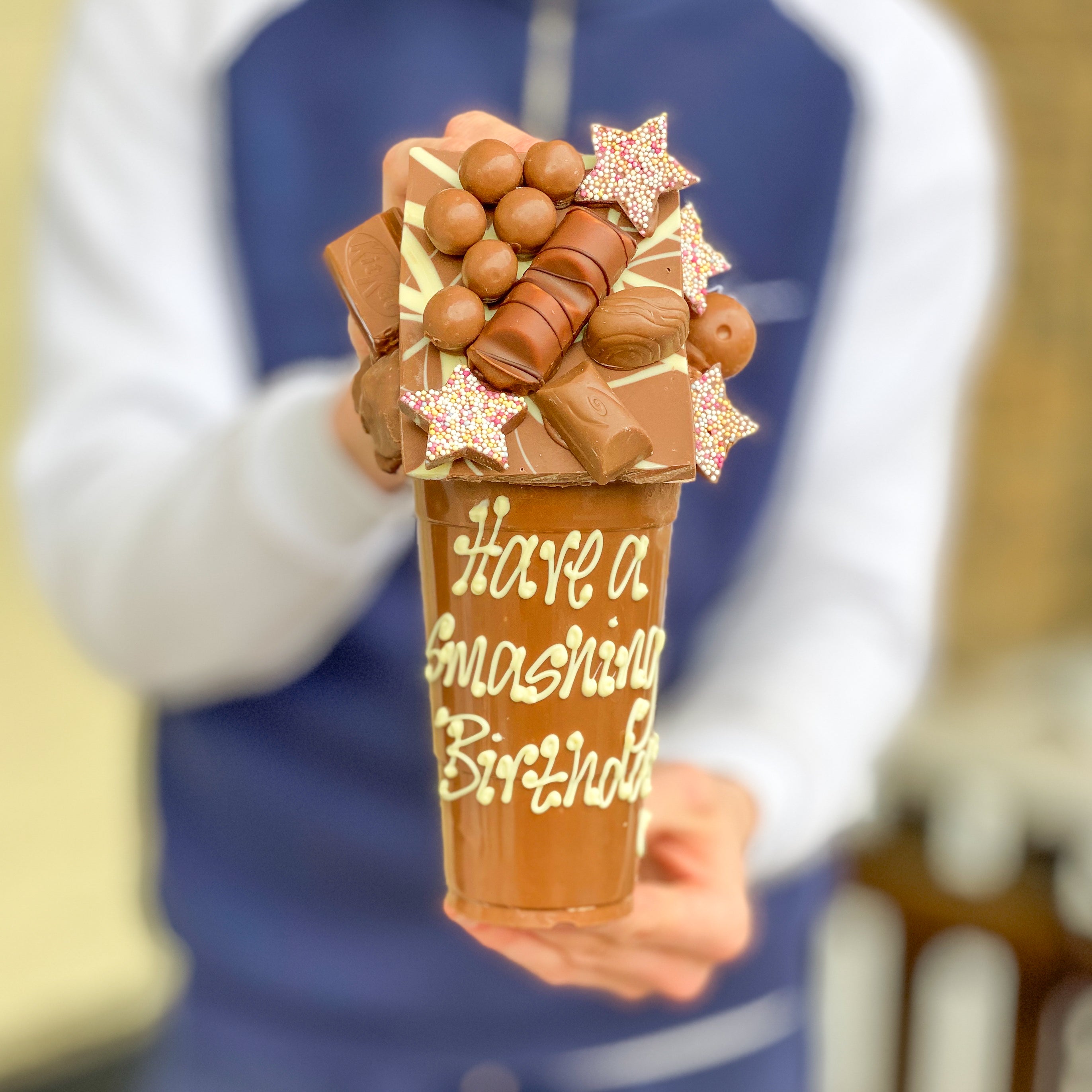 Personalised Chocoholic Smash Cup – Chocolised